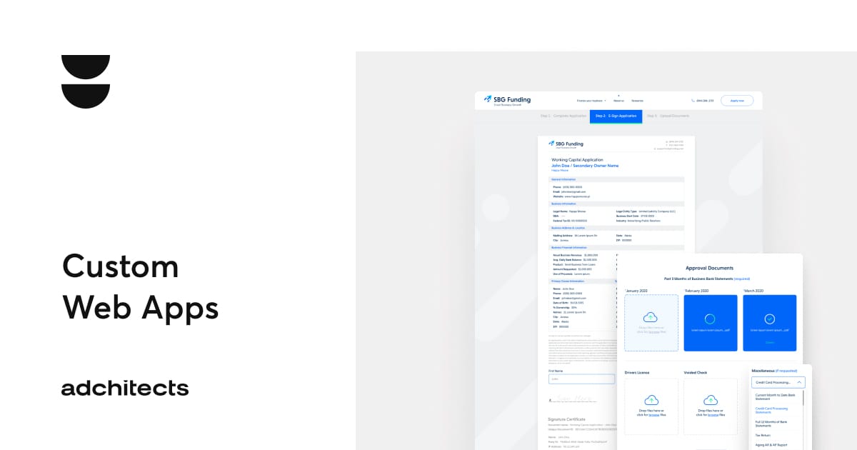 Best Custom Web App Design Services | Adchitects