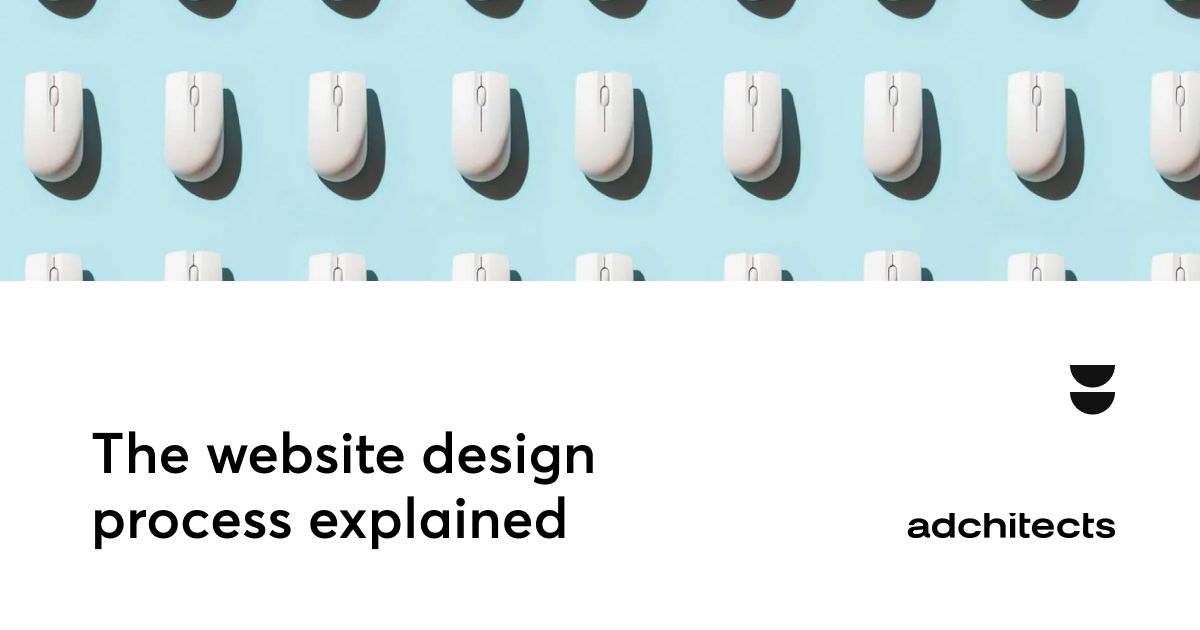 The website design process explained | Adchitects Blog
